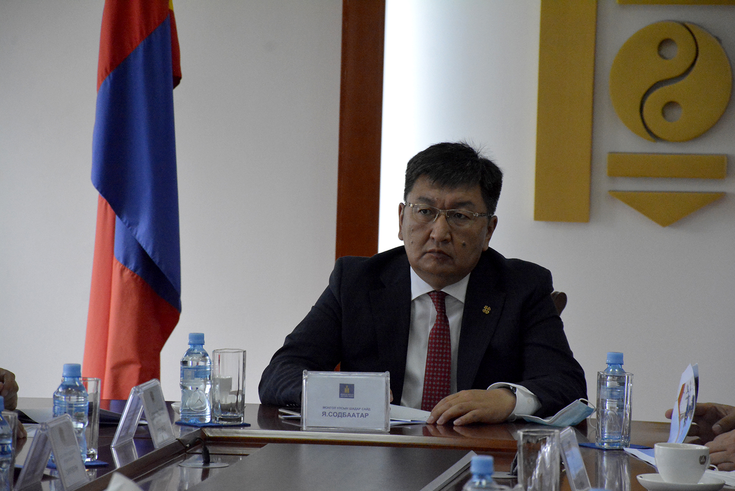 Шадар сайд Я Содбаатар Онцгой байдлын байгууллагын үйл ажиллагаатай